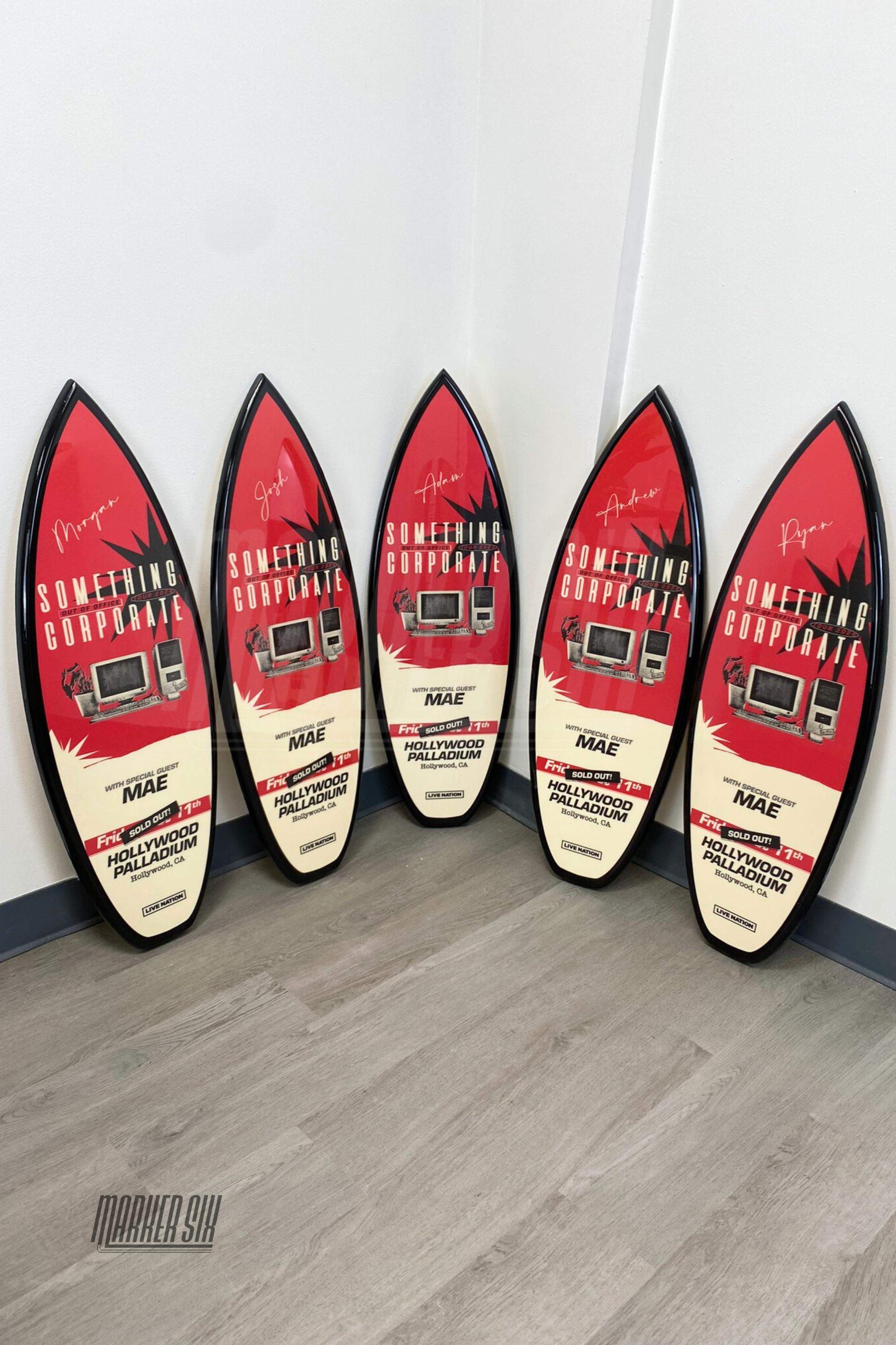 Custom Surfboard Awards for Business – Marker Six
