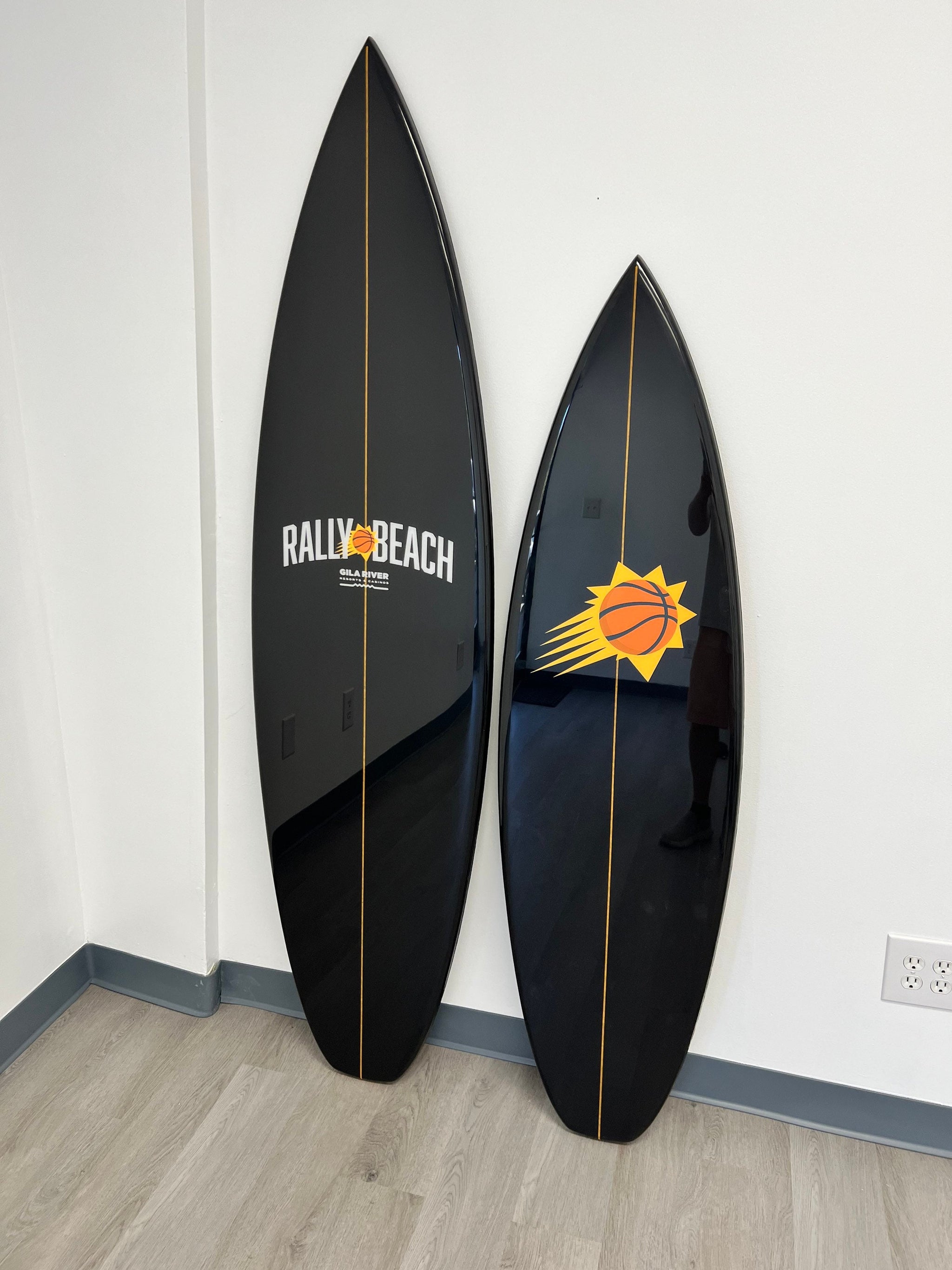 Custom Logo Single Color Shortboard Wall Hanger – Marker Six